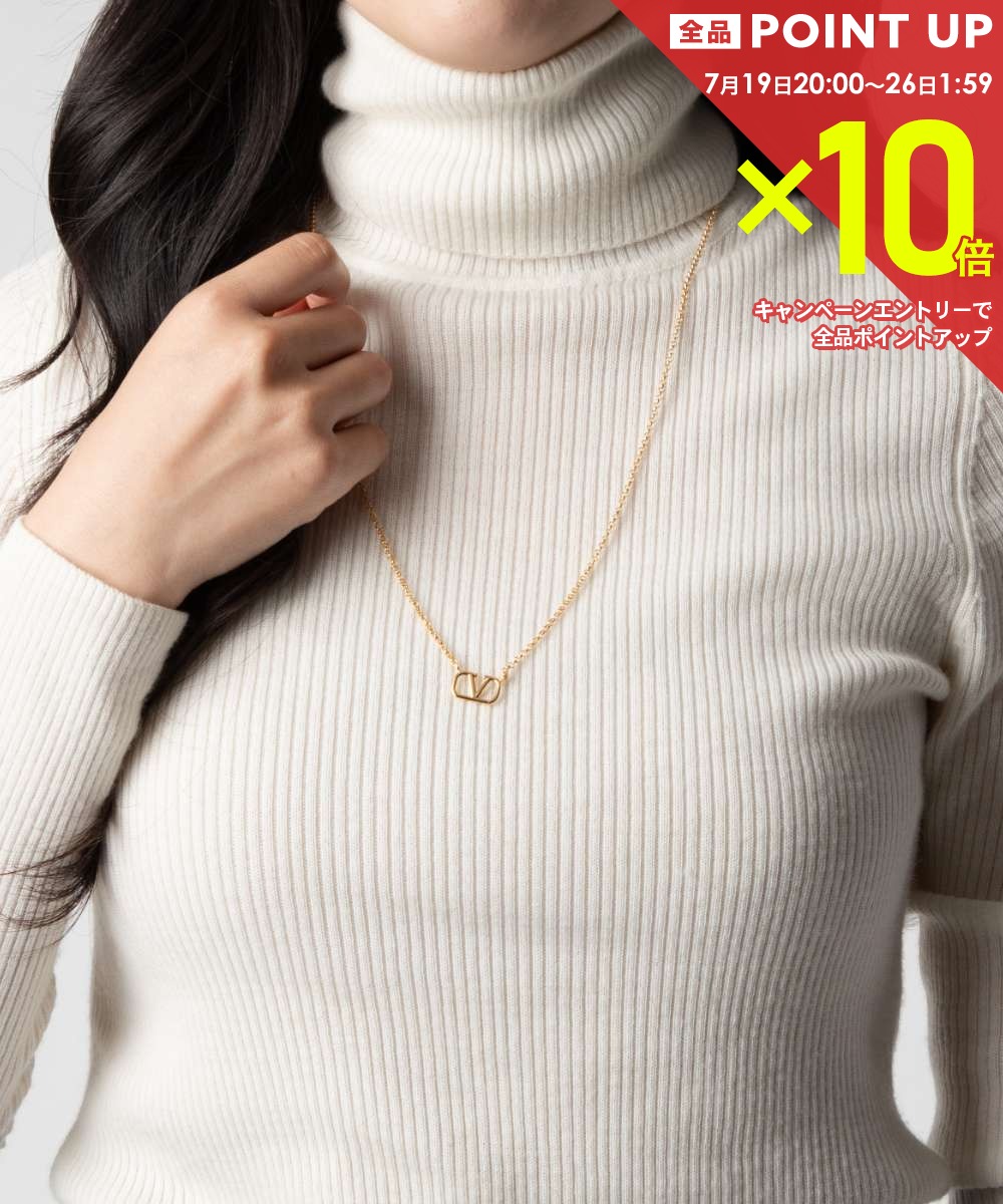 ITEM INFORMATIONヴァレンティノ VALENTINO VLOGO SIGNATURE 5W2J0Q37MET レディース ネックレスカラーゴールド / ORO 18 (CS4)素材本体：真鍮サイズモチーフサイズ ： 縦幅0.9...