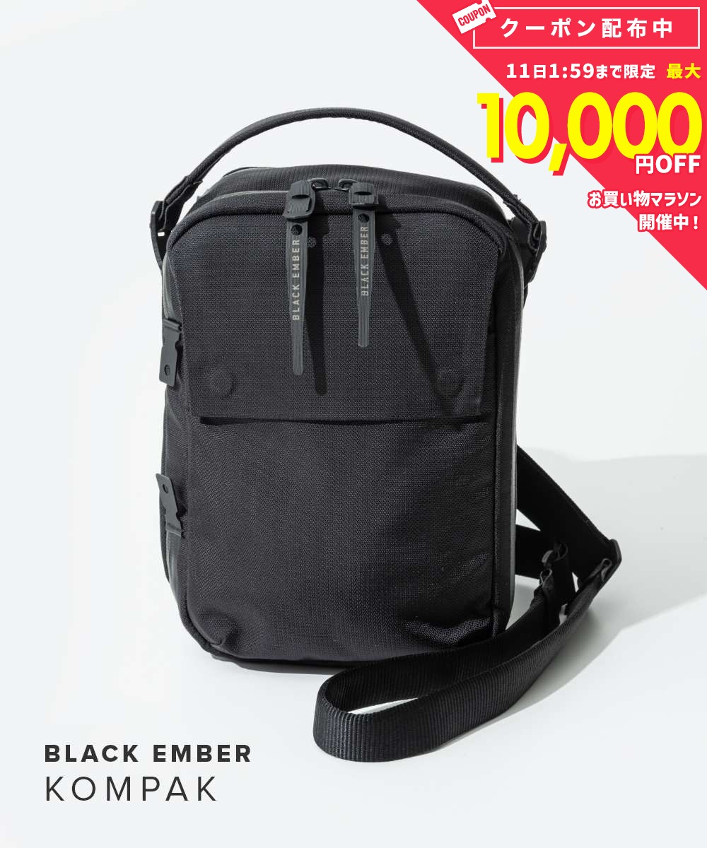 ITEM INFORMATIONブラックエンバー BLACK EMBER KOMPAK メンズ ショルダーバッグブランドブラックエンバーアイテムメンズ>バッグ>ショルダーバッグカラーブラック / BLACK素材EMBERTEX PFASフリ...