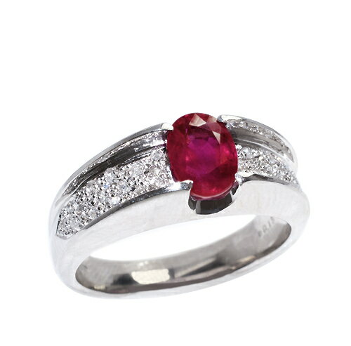 華やかな赤色ルビーとキラキラ煌めくダイヤモンドの共演 ピンクレッドのルビー1.2カラットと30石のダイヤモンドが あなたの手元を華麗に彩ります。 プラチナ900を使用しアームに留められたダイヤモンドが ルビーの美しさを引き立て上品なデザイン...