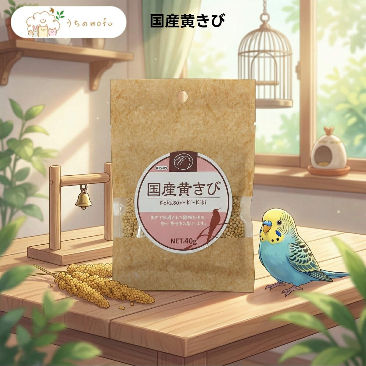 【 #1 商品情報(内容)】商品名商品名:$【黒瀬ペットフード】国産黄きび 40g x3個 小鳥全般 セキセイインコ 文鳥 厳選素材 国内産 雑穀 シード 専門店 uchino mofu 安心の国内パッキング 毎日の食事に彩りを添える自然派...