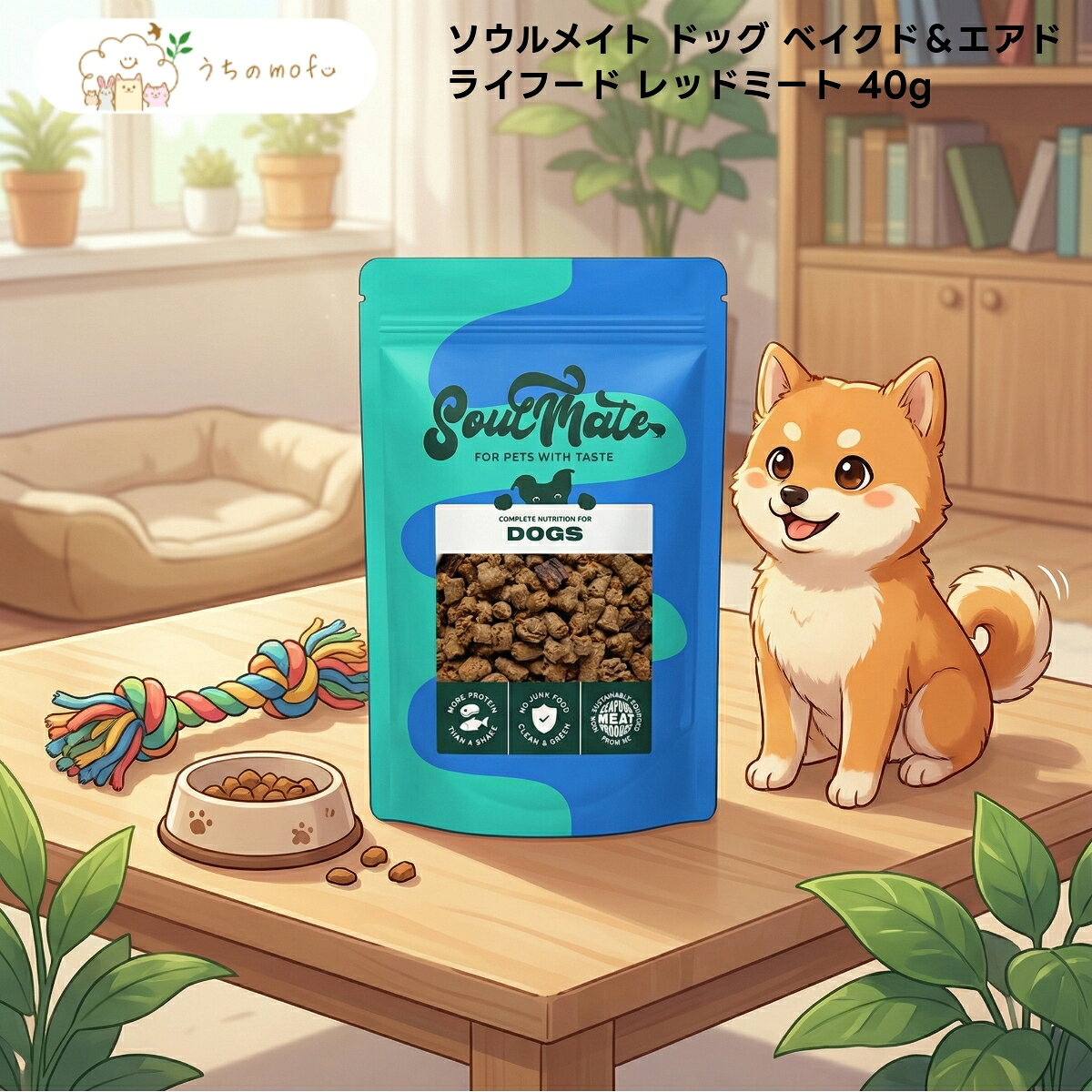 【 #1 商品情報(内容)】商品名商品名:ソウルメイト ベイクド エアドライ ドッグフード レッドミート チキン シーフード 選べる3種 40g/40g×2個/1.8kg 犬 餌選べる種類ソウルメイト ドッグ ベイクド＆エアドライフード レ...
