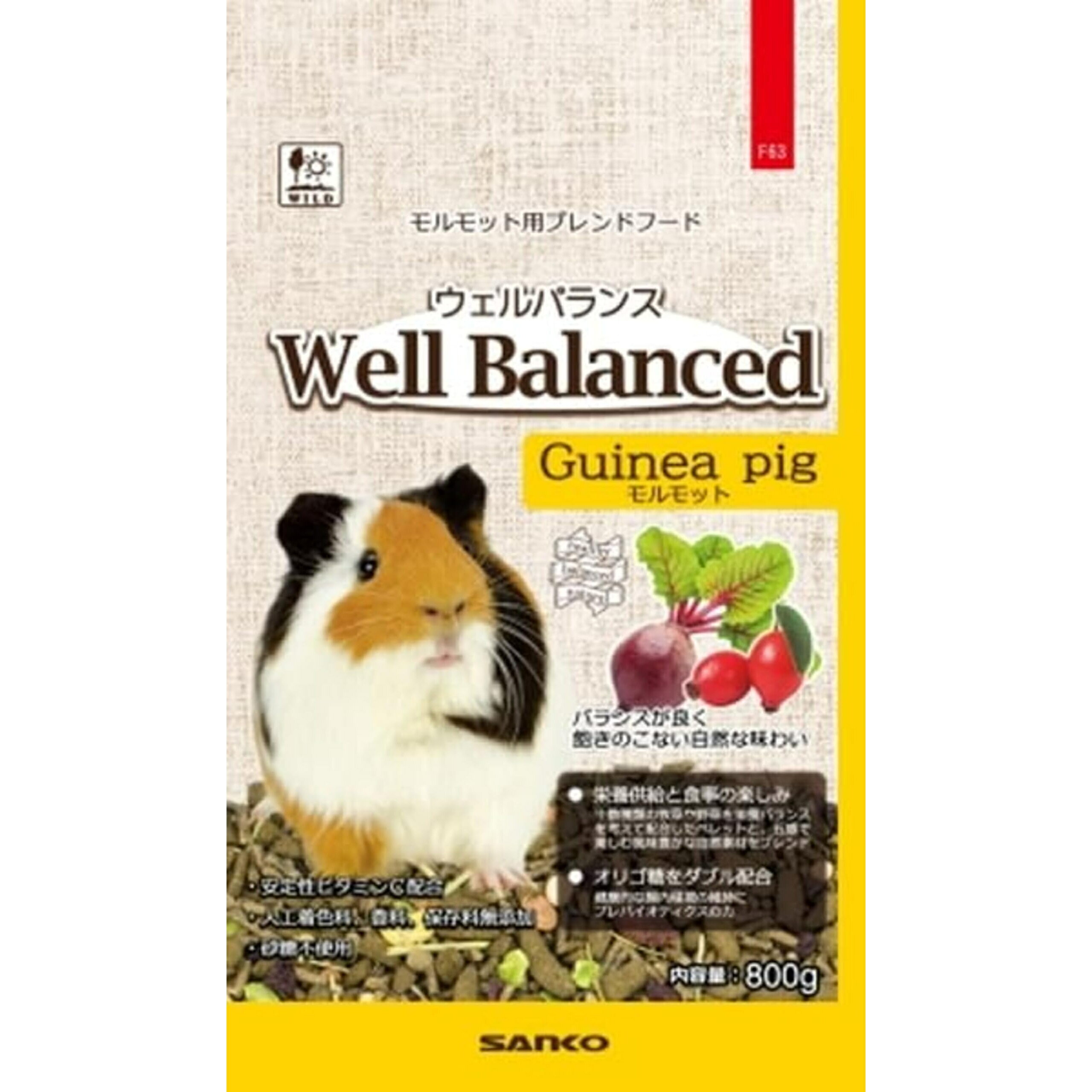 【 #1 商品情報(内容)】商品の特徴商品の特徴モルモット用ブレンドフード。安定性ビタミンC配合、人工着色料・香料・保存料無添加、砂糖不使用。[特徴]1. 十数種類の牧草や野草を主な原料としたメインペレットに、安定性ビタミンCを使用した牧草...