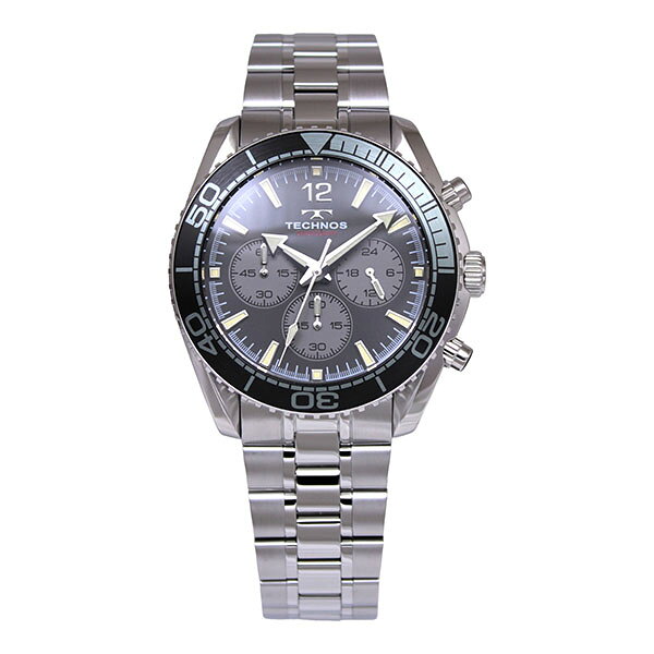 メーカー：TECHNOS テクノス製品名：T9C48SEJANコード：4589911886737防水：10気圧防水ケースサイズ（mm）：約44.0mmバンド素材：ステンレスケース素材：ステンレス商品仕様：スポーティで存在感のあるクロノグラフ...