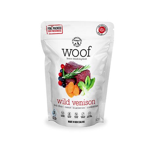 WOOFワフはニュージーランド産「生」のフリーズドライ製法で作られたドッグフードです。 ワンちゃんも長寿の秘訣はしっかりごはん！ 愛犬の健康を第一に考え、ニュージーランドの大自然で育った新鮮な食材を調理したフリーズドライドッグフード。 高た...