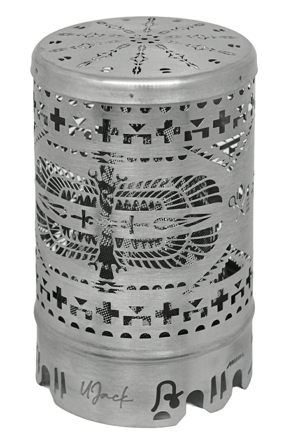 商品情報タイプサイズ約 高さ143mm × 直径90mm重量約145g材質ステンレス（板厚 約0.3mm）対応シングルバーナー（3本脚・4本脚五徳対応）機能ヒーターアタッチメント・ランタンシェード効果・保温補助付属品収納用キャンバス袋・吊り...