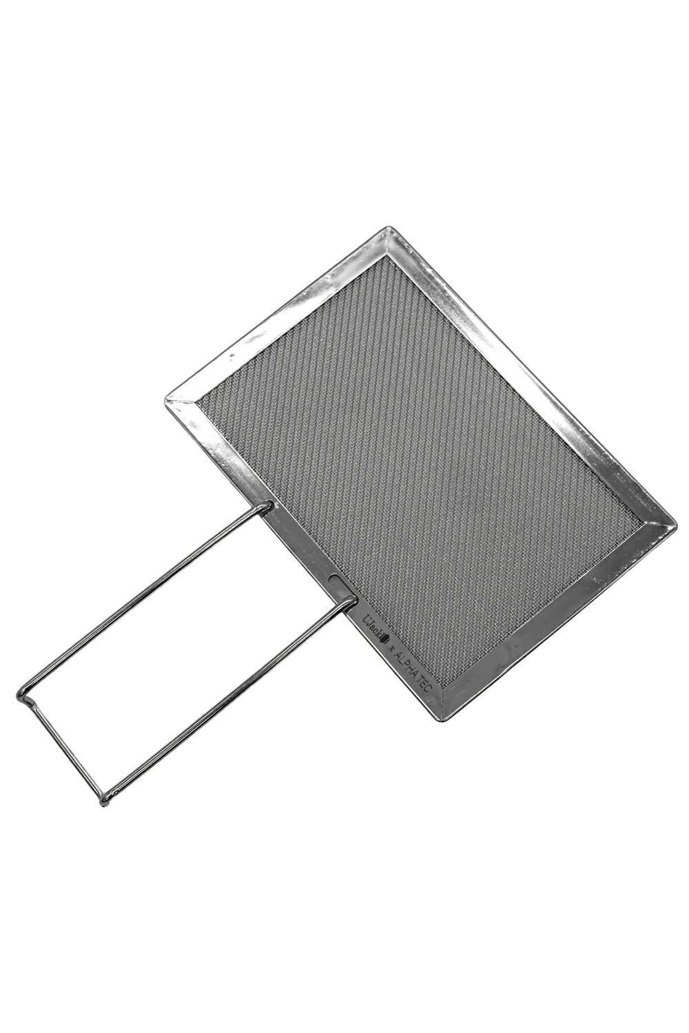 商品情報材質特殊耐熱鋼/ステンレス（綾織ハイメッシュ）本体サイズ約147mm×約130mm×約2.5mm（ハンドル除く）ハンドル長約105mm重量約75g（本体59g、ハンドル16g）生産国Made in China企画Designed i...