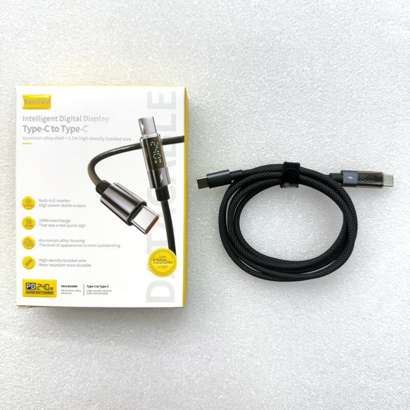 商品番号 934338JANCODE 6978688870892その他スペック 〇接続 ： Type C to Type C〇最大出力 ： PD 240W〇全長 ： 1.2m〇カラー ： グレー備考 新品アウトレット品。店頭併売品ですので、...