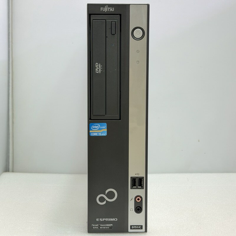 商品番号 934612CPU Core i5 2400 / 3.1GHzメモリ 4GBHDD80GBドライブ DVD-ROMポート USB2.0 × 6有線LAN × 1VGA(D-sub3列15pin) × 1DVI × 1PS2マウスポ...