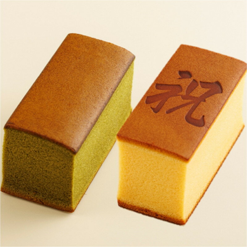 烏骨鶏かすていら【祝・抹茶】（2号） 名称 菓子（カステラ） 原材料 【祝焼印】烏骨鶏卵、砂糖、小麦粉、植物油脂、水飴、蜂蜜（原材料の一部に大豆を含む） 【抹茶】烏骨鶏卵（石川県産）、砂糖、小麦粉、植物油脂（大豆を含む）、水飴、蜂蜜、抹茶、...