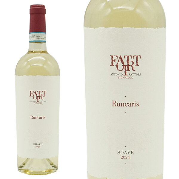 &nbsp; ■ワイン名 ソアーヴェ・クラシコ・ルンカリス・ファットリ[2024]年・ファットーリ家元詰・DOCソアーヴェ・クラシコ・平均樹齢25年以上のガルガネーガ種100％を9月下旬に手摘み100％収獲＆ステンレスタンク発酵＆熟成・ガン...