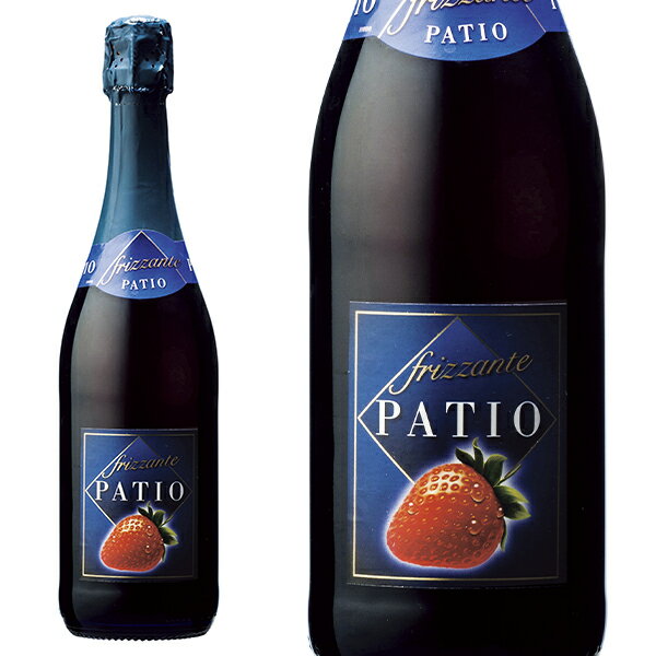 ■商品名パティオ・フリッツァンテ・フラーゴラ・NV・ドネリ ■英名Patio Frizzante Fragola ■商品説明パティオはフルーツフレーバーの低アルコール、弱発泡性のワインです。(アルコール度数約4％)イタリアらしい、フルーツの...