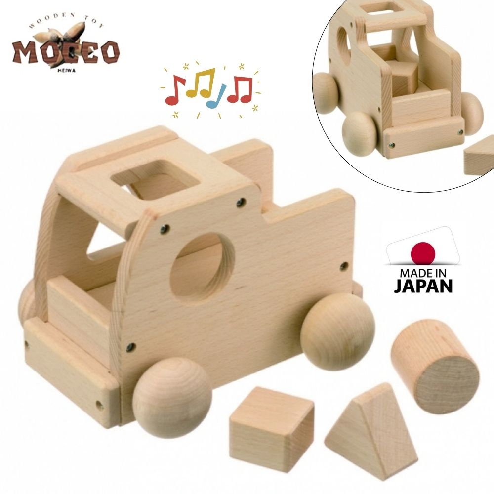 ブランド MOCCO（モッコ） 平和工業 品番・商品名 W-71 ・ 森のメロディートラック （曲目：ミッキーマウスマーチ） 生産国 日本 材質 ブナ サイズ 商品サイズ：高16×幅19×奥13.5cm 内容 本体、つみき×3ピース 対象年...