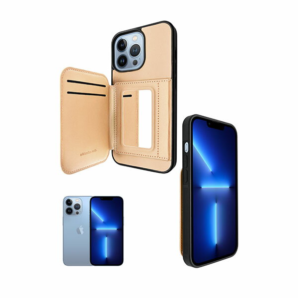 ●いつでもどこでも簡単チェック！ミラー付スマホケース 背面ミラーを立てると便利なスタンドに大変身！●【ミラーケース】 背面に付属しているミラーで、いつでもどこでも身だしなみを簡単チェック ●【スタンド機能】 ミラーを立てると動画視聴もらくら...