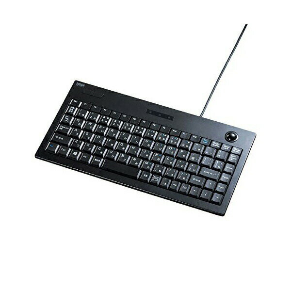 トラックボールを内蔵した一体型キーボード●テンキーのないコンパクトキーボードに光学式トラックボール機能を内蔵したキーボードです。●マウスが不要なので、狭いスペースでパソコンを操作したい時に便利です。●手元でマウス操作ができ、手の移動を最小限...
