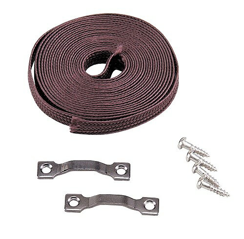 ●商品サイズ（単位mm):吊りひも 巾：7mm、2M●セット内容:吊り金具×2、木ネジ×4、吊りひも×1●重量（g）:12g●包装サイズ:110x60x10mmF8—F20用
