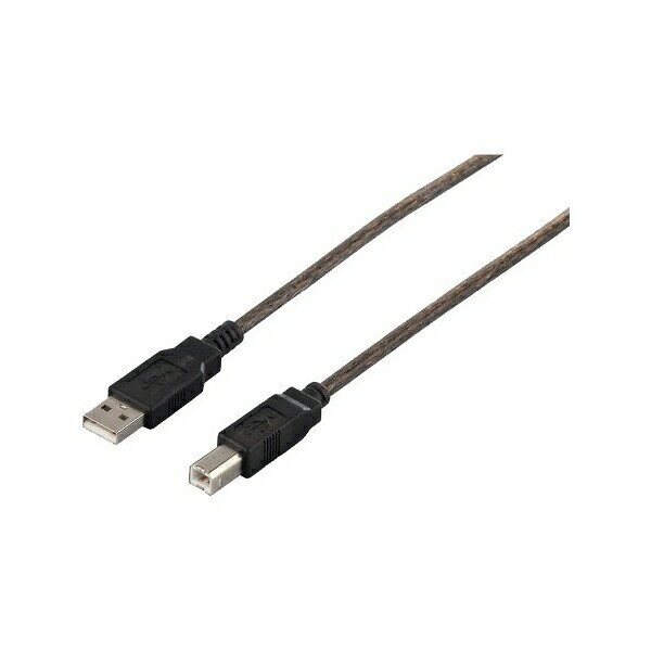 USB2.0対応のA to BタイプUSBケーブル。480Mbpsの高速伝送に対応。【特徴】●USB協会の定めるテストをパスした正式認証取得ケーブル●ブラックスケルトン仕様【仕様】サイズ5m入数1対応機種USB(Aタイプ)を持つパソコン及び...