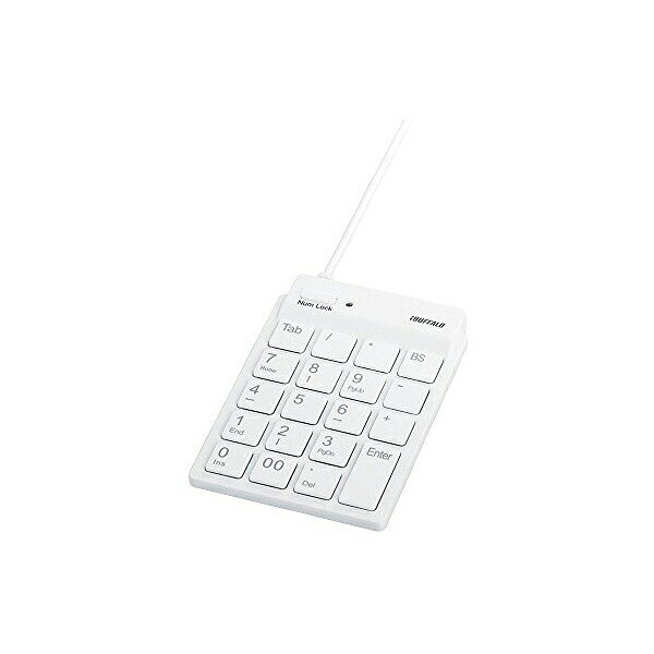 ●機能とデザインを兼ね備えたテンキー■対応機種:USBインターフェースを標準搭載したWindowsパソコン■対応OS:Windows 10 / 8.1 / 8 / 7■インターフェース:USB2.0■キー配列:19キー■キーピッチ:19mm...