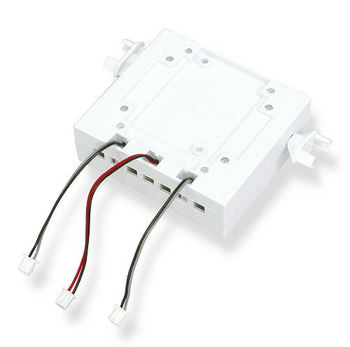 ●商品サイズ（単位mm):90×80×30mm●セット内容:モーター付ロボット台座×1、ブロックジョイント×2、基板取り付け用ネジ(φ4×5mm）×4●重量（g）:125g●包装サイズ:105x155x35mm単3電池 3本使用（別売）