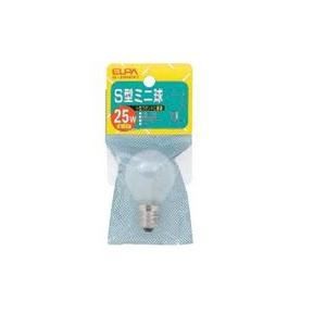 ▼まとめ買いがおすすめ！ 2個セット（格安） 3個セット（必見） 5個セット（特売） 10個セット（激安） ELPA S型ミニ球　25W　フロスト [G20HFELPA]キラキラした輝きを演出する電球。なだらかな形のガラス球で、室内装飾、デ...