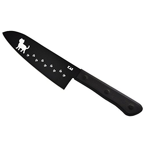 ▼まとめ買いがおすすめ！ 2個セット（格安） 3個セット（爆安） 5個セット（爆安） 10個セット（限定） ネコの足跡が1cm刻みの目盛りになった三徳包丁で、切る時の目安に使える。【特徴】●刃渡り165mm●両刃付けで左利き兼用●刃体にシリ...