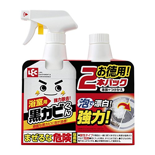 ▼まとめ買いがおすすめ！ 2個セット（人気） 3個セット（激安） 5個セット（爆安） 10個セット（格安） 浴室の黒カビを泡で浸透させて除去する2本セット（本体1本と詰め替え1本）。【特徴】●カビの根までぐんぐん浸透し黒カビを強力に除去する...