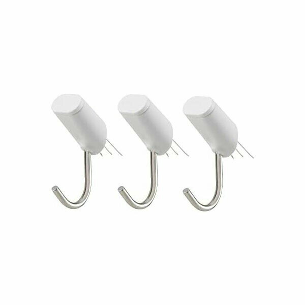 ▼まとめ買いがおすすめ！ 2個セット（お得） 5個セット（特売） 極細のピンで石こうボード壁に取り付けでき、外しても穴の目立たないピンフック。【特徴】●極細ピン3本で固定するためピン跡が目立たない●位置を決めて押すだけで簡単に設置できる●ビ...