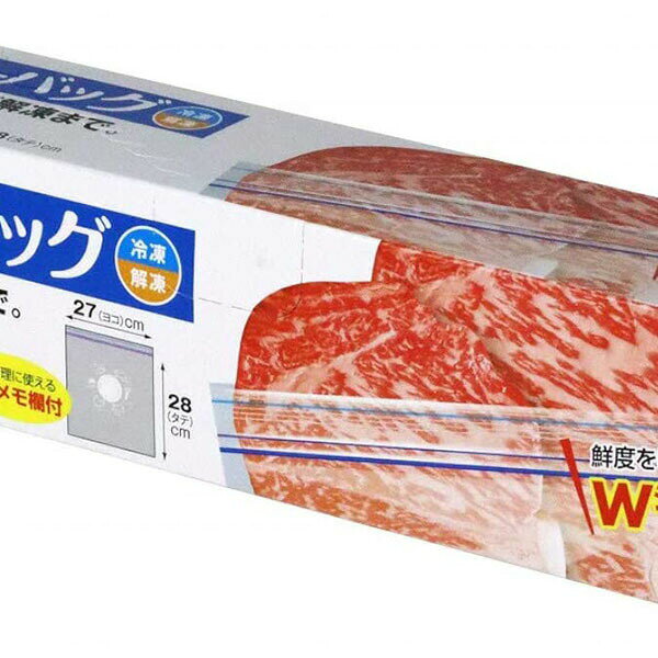 2本のジッパーで密着度を高めたフリーザーバッグ。冷凍から電子レンジ解凍まで対応。【特徴】●2本のジッパーで鮮度をキープ●プチプチした触感で閉め残しの不安を軽減●冷凍保存したまま電子レンジ解凍が可能●メモ欄付きで食品の管理が容易●立てて収納で...
