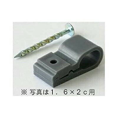VVF1.6mm×2芯・2.0mm×2芯対応の釘付片サドル20個入。【特徴】●スクリュークギを採用した片サドル【仕様】材質スチール入数20個用途F用片サドル取付け適合電線VVF1.6mm×2芯、2.0mm×2芯【使用場所】●電気配線の固定　...