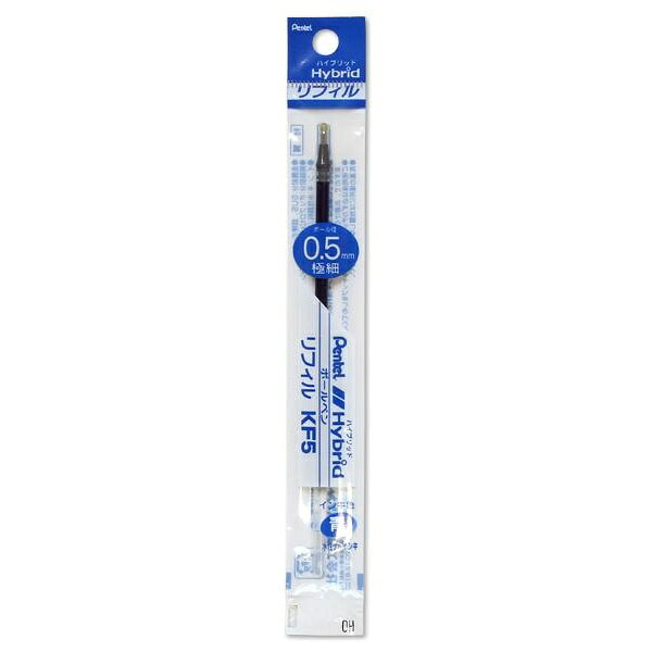 ハイブリッドK105専用の水性ゲルインキボールペン替芯です。【セット内容】●ボールペン替芯 × 5個●1個の入数：1個【特徴】●顔料インキを使用している●軽くなめらかな書き味で鮮やかな筆跡が得られる●ステッチグリップつきで握り心地が向上して...