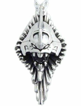 ↓↓↓探す手間が省けます！↓↓↓ EVANGELION・エヴァンゲリオンと工房花唐草のコラボレーションシルバーアクセサリー　ロゴ入り・オリジナルウッドボックス付き暴走モードの初号機の顔を細部まで完璧に再現しました。アクセサリーとしての洗練さ...