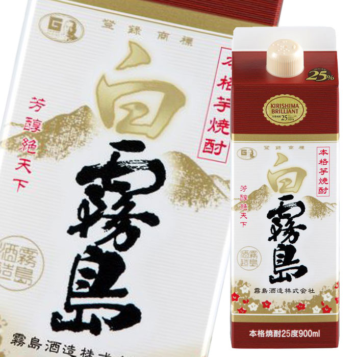 白麹仕込みの本格芋焼酎。芋本来のどしっとしたコクと、ほわんとした香りが楽しめます。●名称：単式蒸留焼酎本格焼酎●内容量：900ml紙パック×2ケース（全12本）●原材料：さつまいも（九州産）、米こうじ（国産米）、芋こうじ●アルコール度数：2...