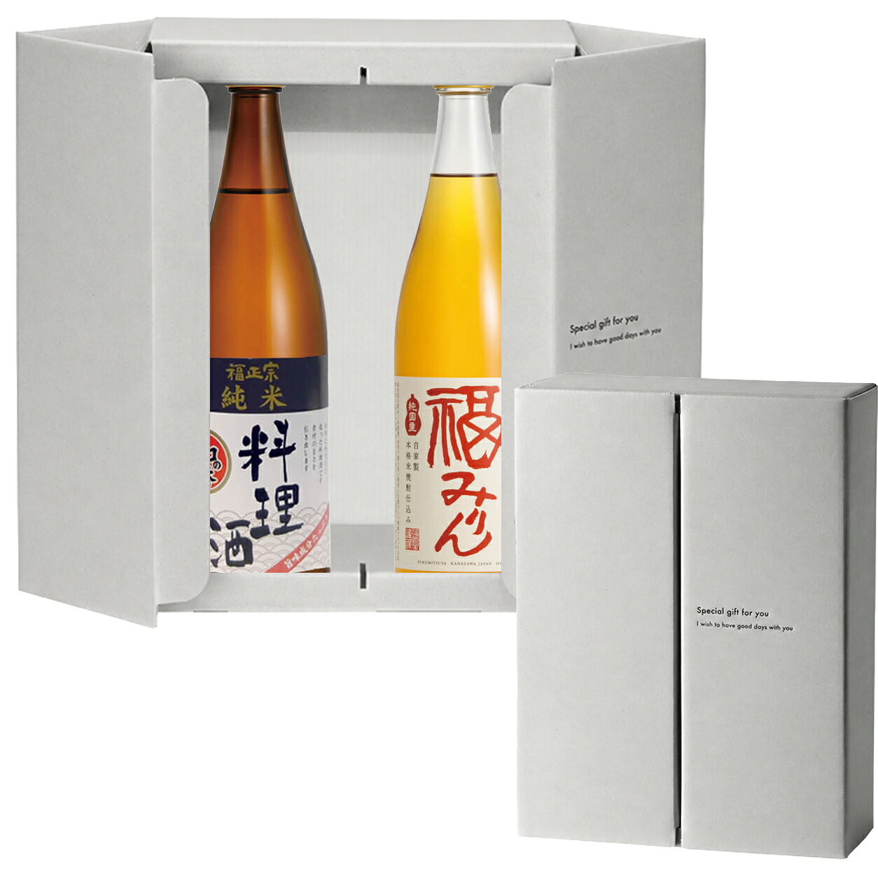 ＜セット内容＞ 純米本味醂 福みりん 720ml　1本 　国産のもち米のみを原料にした蒸米と、国産米のみで仕込んだ米麹、 　福光屋で醸造した本格米焼酎を使用した「本みりん」です。 　糖類、添加物を一切使用しない、 　すっきりとした香りと豊か...