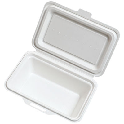 ●パルプモールド容器 ●規格：178X118X44mm【材質】紙／CPP（内） 【容量】ご飯　約250G　【販売形態】折蓋型【形状】差込蓋 ●数量：1袋（50枚入り） ●レンジ対応 ●耐水・耐油性 ●色：ホワイト ●柄：柄無 ●メーカー：（...