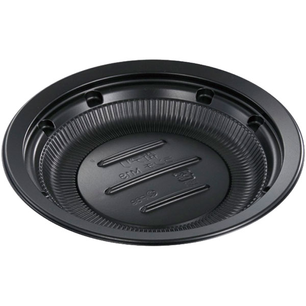 【規格内容】直径Φ190×高さ29mm【容量】280ml【販売形態】本体のみ【形状】丸【色】黒【柄】柄無【耐冷耐熱温度】130℃【材質】CT【補足1】内嵌合蓋【補足2】レンジOK（本体のみ） ●数量：1袋（50枚） ●メーカー：中央化学 送...