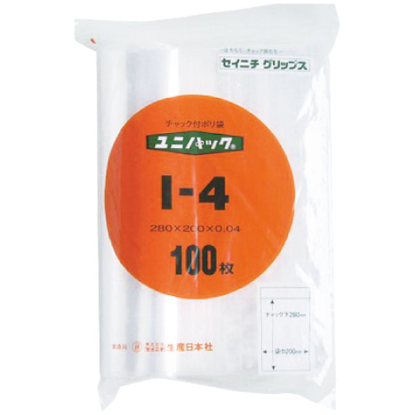 【規格内容】チャック下280×袋幅200mm【厚み】0．04mm【材質】LDPE【補足1】国内生産品【補足2】使い捨て【色】透明【柄】柄無 【数量】100枚入り／1袋 ●送料：880円（一律） ※会社名（屋号）がございましたら、送付先宛名に...