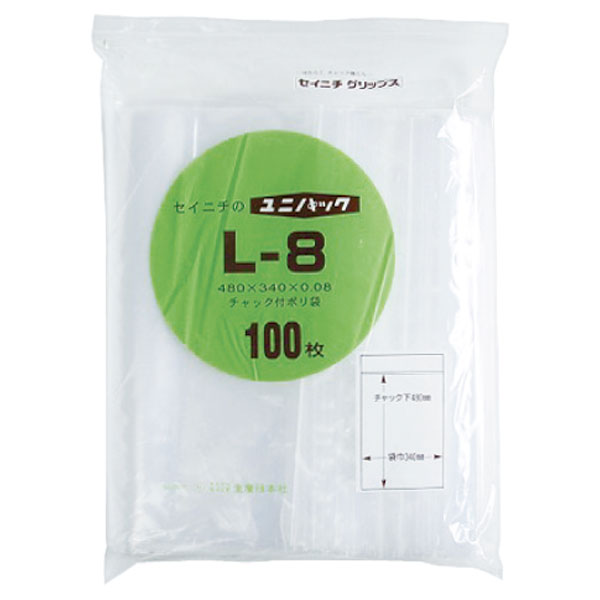 【規格内容】チャック下480×袋幅340mm【厚み】0．08mm【材質】LDPE【補足1】国内生産品【補足2】使い捨て【色】透明【柄】柄無 【数量】100枚入り／1袋 ●送料：無料 ※会社名（屋号）がございましたら、送付先宛名にご記入をお願...
