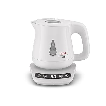 【中古】ティファール 電気ケトル 0.8L 温度調節 8段階 転倒お湯もれロック 「アプレシア ロック コントロール ホワイト」 省スチーム設計 保温 KO8401JP【メーカー名】【メーカー型番】【ブランド名】T-Fal 電気ケトル 【商...
