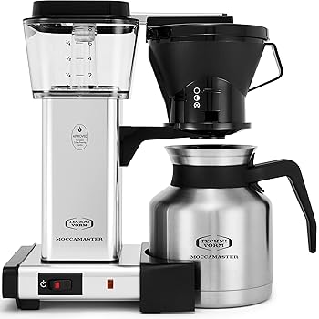 【中古】Moccamaster 79212 KBTS 8-Cup Coffee Brewer with Thermal Carafe, Polished Silver by Technivorm Moccamaster【メーカー名】【メーカ...