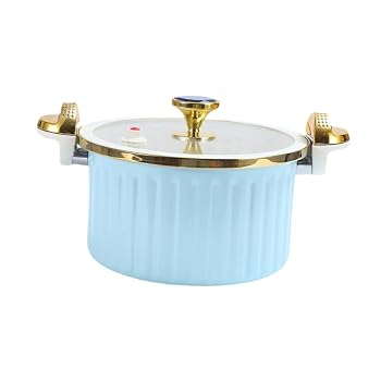 【中古】Mupingfenglan 7L スロークッカー付き調理鍋 蓋あり フードウォーマー ライス蒸し器 シリアル用, 青【メーカー名】【メーカー型番】【ブランド名】Mupingfenglan スロークッカー 【商品説明】Mupingfe...