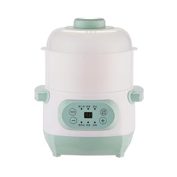 【中古】HeartTrend 1L ホワイト磁器内鍋 電気スロークッカー ベビーフードクッカー お粥クッカー 24時間タイマー 二重沸騰健康ポット (B,電気スロークッカー + [蒸し器])【メーカー名】【メーカー型番】【ブランド名】Hea...