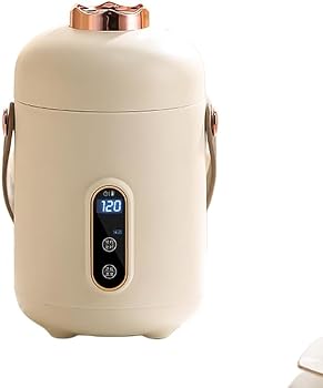 【中古】Nicffdi 電気水筒 智能電炊きょう?生壺ミニサイズ?生カップ煮込み家庭用多機能ポータブル鍋スープ電炊きょうカップ 電気煮込み鍋で健康的なスープを作れるミニサイズの健康カップです家庭用の多機能ポータブルスープポットです (ホワイ...
