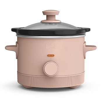 【中古】bella (ベラ) 1.5クォート スロークッカー 3つのヒートマニュアルコントロール付き EverGood セラミックノンスティックコーティング 食器洗い機対応 ストーンウェアポット 強化ガラス蓋 絡まないコードラップ & クー...