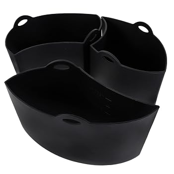 【中古】Hoement スロークッカーライナー マルチ 家庭用炊飯器ライナー メインディッシュ 白とゴールドのキッチンアクセサリー 四 便利なクッカーディバイダー スロークッカーポットライナー シリカゲル【メーカー名】【メーカー型番】【ブラ...