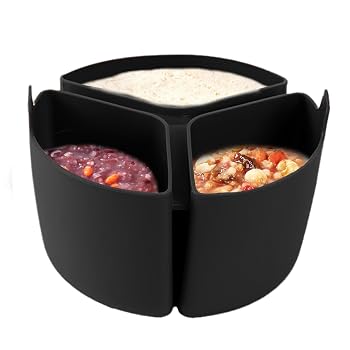 【中古】スロークッカー 仕切り 3コンパートメント 耐熱 食品グレード 折りたたみ式【メーカー名】【メーカー型番】【ブランド名】Tyxux スロークッカー, まな板スタンド 【商品説明】スロークッカー 仕切り 3コンパートメント 耐熱 食品...