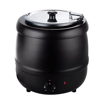 【中古】10L食品用スープ釜ウォーマー, 業務用電気式スープウォーマー温度調整と, レストランおよび大家族のため,黒【メーカー名】【メーカー型番】【ブランド名】【商品説明】10L食品用スープ釜ウォーマー, 業務用電気式スープウォーマー温度調...