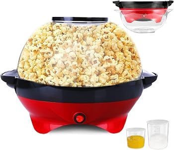 【中古】TLGREEN 6 Quart Popcorn Machine - 28 Cups, Stir Crazy Popcorn Popper Machine, Electric Hot Oil Popcorn Maker Machine...