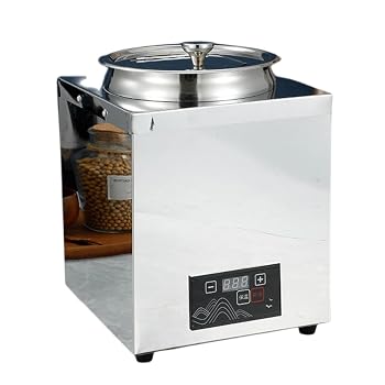 【中古】10L食品用スープ釜ウォーマー,スープウォーマー 業務用電気式スープウォーマー温度調整と, レストランおよび大家族のため アップグレード版 (10L,シルバー)【メーカー名】【メーカー型番】【ブランド名】Deerou スープメーカー...