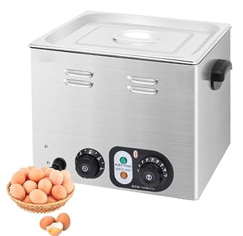 【中古】ANJIZERUEN 温泉たまご器 卵ゆで器 温泉卵メーカー ゆでたまご器 約60個 大容量 温度調節可能 タイミング機能 ステンレス鋼 業務用【メーカー名】【メーカー型番】【ブランド名】ANJIZERUEN スープメーカー 【商品...