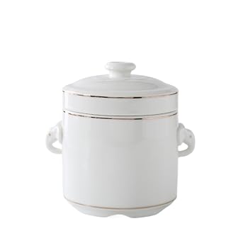 【中古】シチューポット 陶器製シチューポット スープボウル 卵蒸し器 取っ手付きスープボウル 蓋付きポット おかゆメーカー 多機能食器 白い陶器 (620ml,プノンぺ)【メーカー名】【メーカー型番】【ブランド名】WYRHXY スープメーカ...