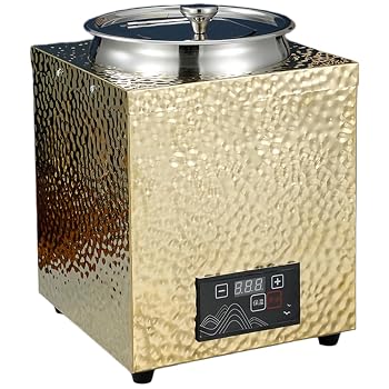 【中古】Backolu 11L 業務用電気スープウォーマー釜 食品用スープ釜ウォーマー (温度調整機能付き)｜レストラン・大家族向け アップグレード版 (槌目仕上げ - シャンパン)【メーカー名】【メーカー型番】【ブランド名】BACKOLU...